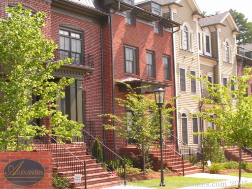 Alexandria townhomes in Buckhead-Atlanta, Georgia.