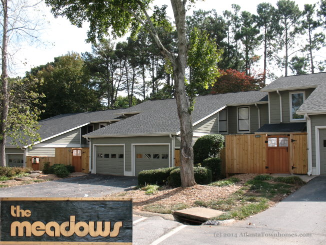 The Meadows Townhomes in Marietta, Georgia.