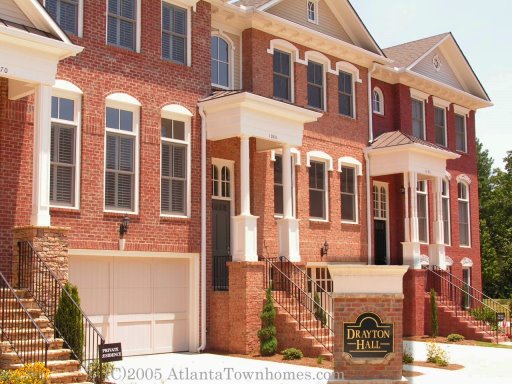 Drayton Hall Townhomes for sale in Sandy Springs, Georgia.