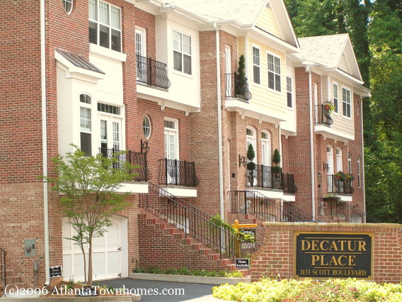 Decatur Place Townhomes in Decatur, Georgia.