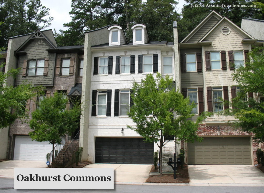 Oakhurst Commons Townhomes in Decatur, Georgia.
