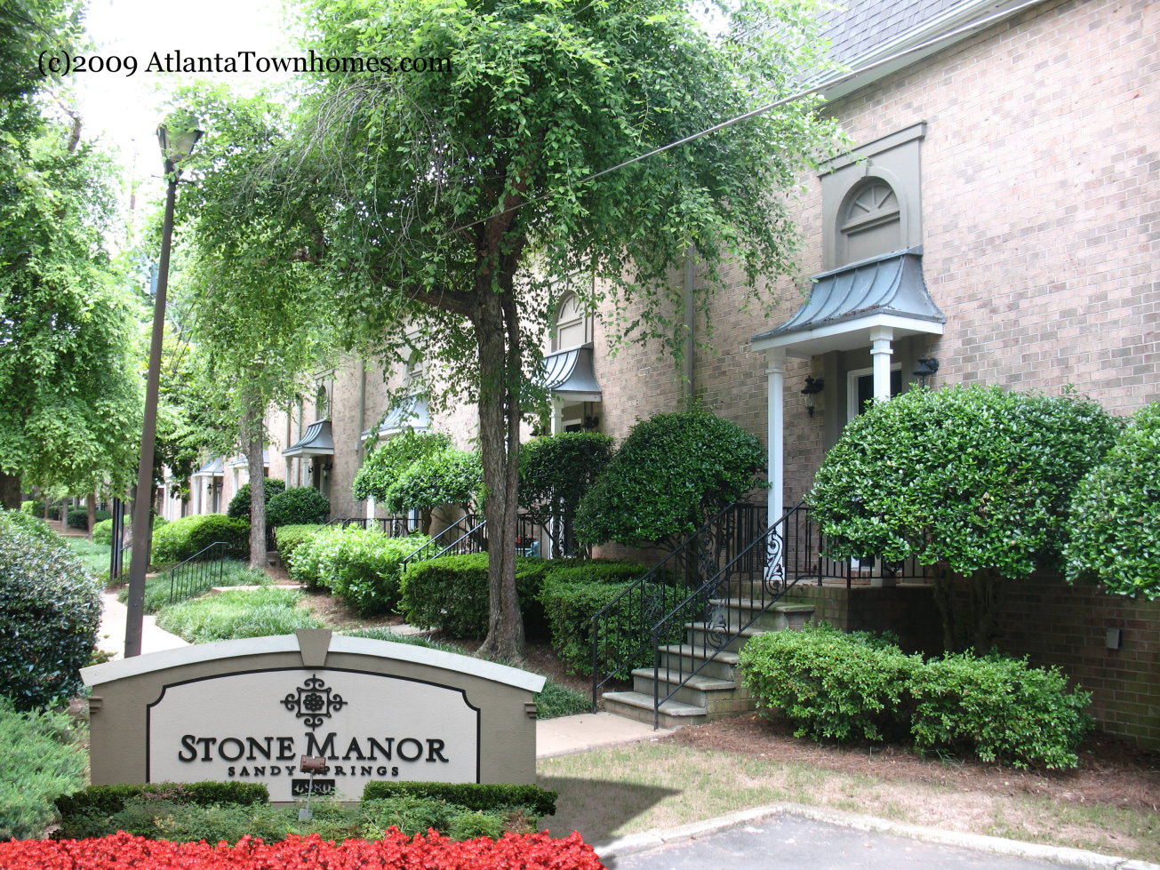 Stone Manor Condos in Sandy Springs, Georgia.