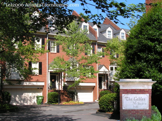 The Gables on Peachtree Townhomes in Buckhead- Atlanta, GA.