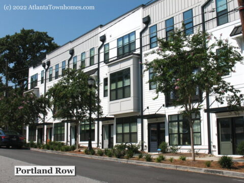 Portland Row Townhomes for sale in East Atlanta, GA